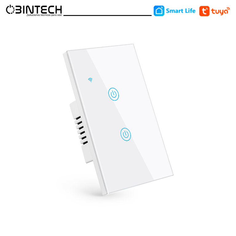 Apagador inteligente táctil 2 canales Hibrido Smart Life – Bintech ...